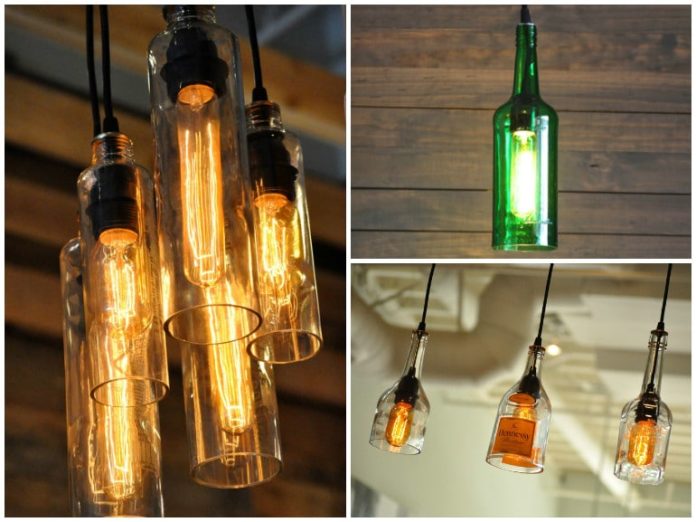 DIY Bottle Lamp: Make a Table Lamp with Recycled Bottles - iD Lights