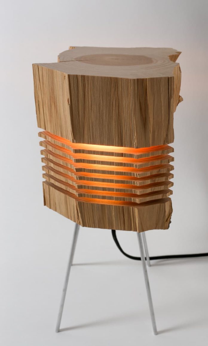Beautiful Light Sculptures made with California Cedar Wood - iD Lights