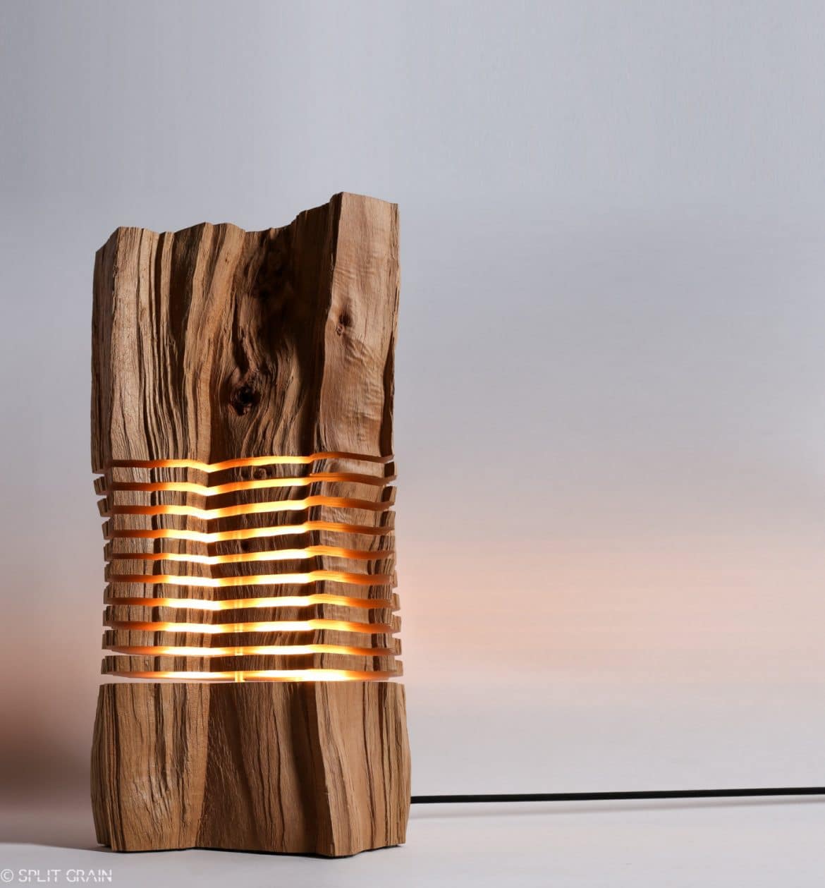 Beautiful Light Sculptures made with California Cedar Wood - iD Lights