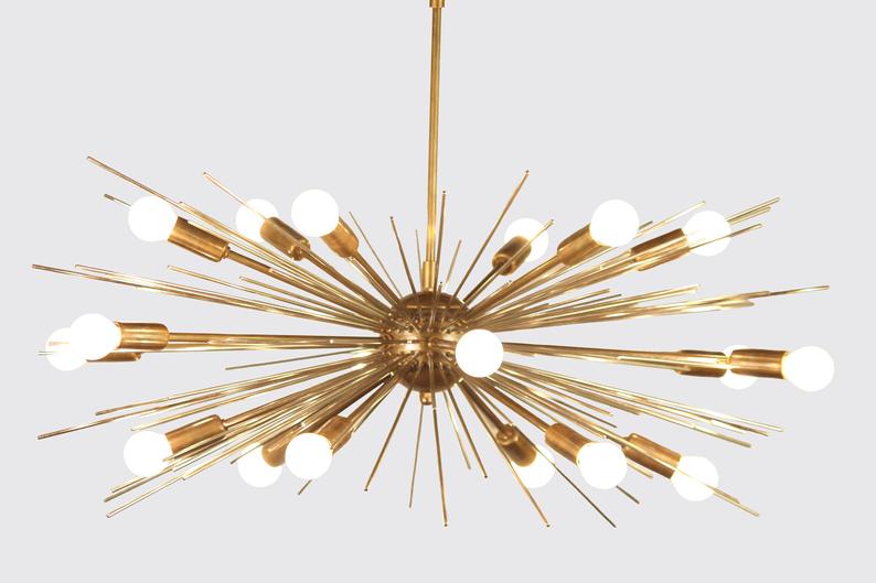 Mid Century Modern Sputnik Chandelier - iD Lights Mid Century Modern Sputnik Chandelier - iD Lights